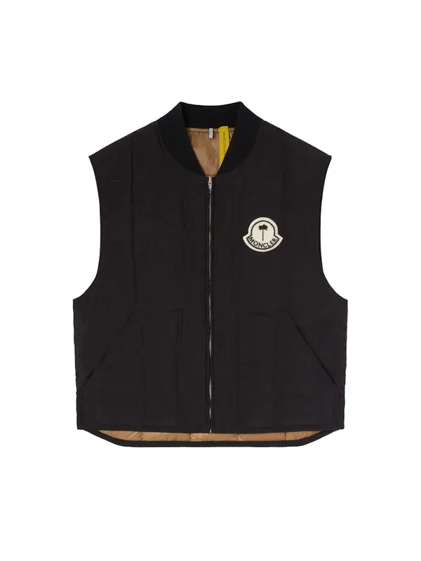 Moncler X Palm Angels Pinwheel Down Vest - Black