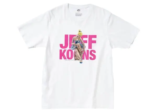 Uniqlo X Jeff Koons Ut Graphic T-shirt - White/pink