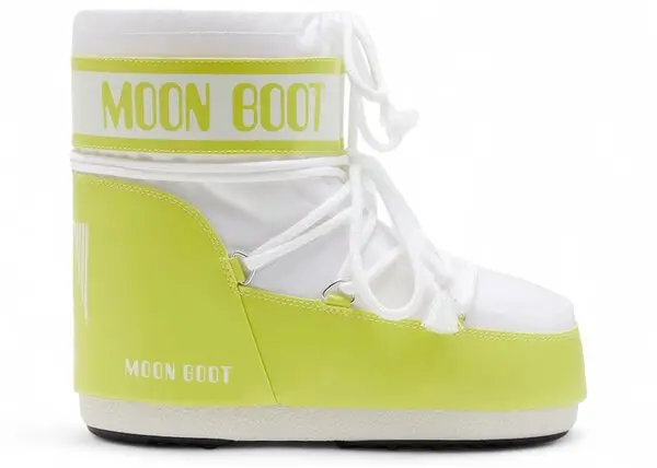 Moon Boot Gucci Signature Leather Belt - Green