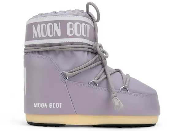 Moon Boot Gucci Signature Leather Belt - Lilac