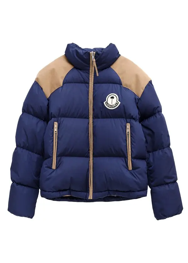 Moncler X Palm Angels Kelsey Padded Jacket - Blue Beige