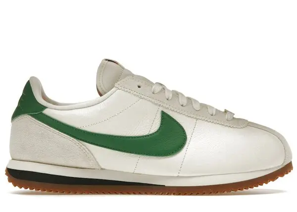 Nike Cortez Gum Sneakers - Sail/aloe Verde/black