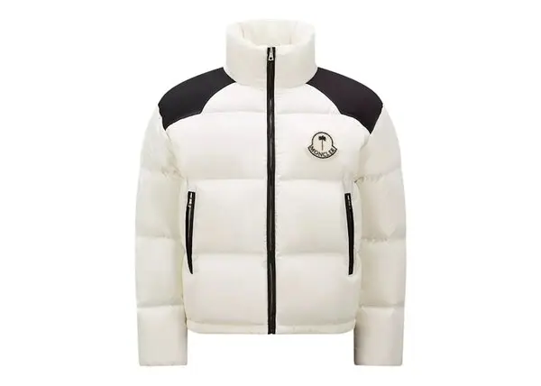 Moncler X Palm Angels Nevin Short Down Jacket - Off White