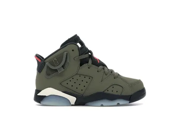 JORDAN 6 Retro Travis Scott Ps - Medium Olive/black/sail