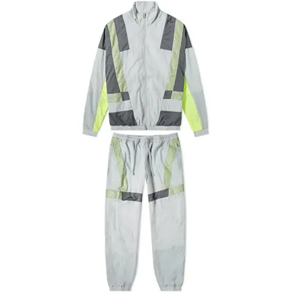 Nike Clot Woven Track Suit - Wolf Grey/dark Grey/volt