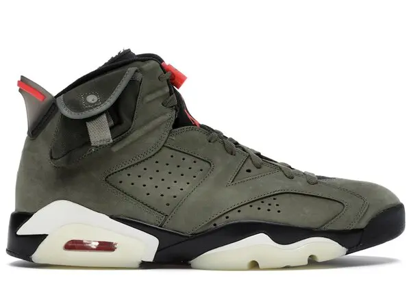 JORDAN Retro Travis Scott - Medium Olive/black/sail