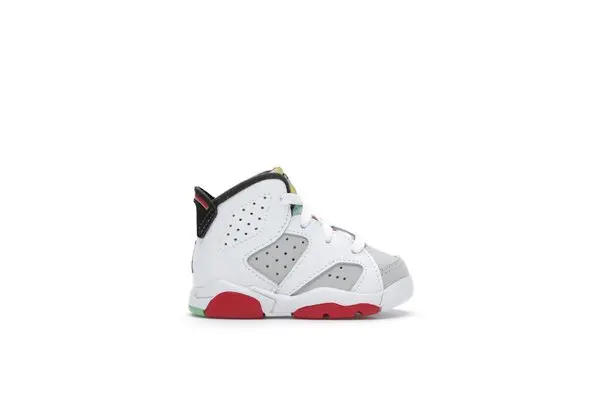 JORDAN 6 Retro Hare - Neutral Grey/white/true Red