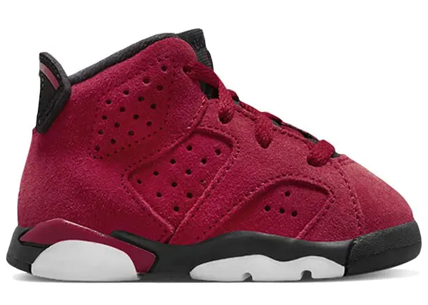 JORDAN 6 Retro Sneakers - Varsity Red/black
