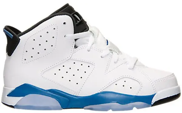 JORDAN 6 Retro Sneakers - White/sport Blueone-colorblack