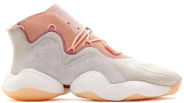 Adidas Crazy Byw Sneakers - Cream White/clear Orange/clear Grey