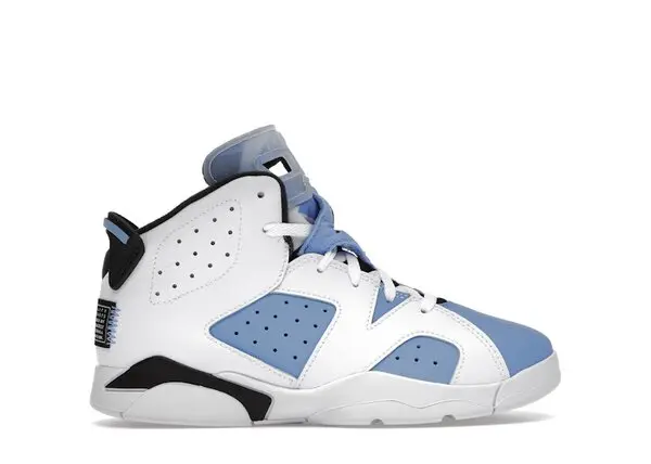 JORDAN 6 Retro Unc White Ps - White/university Blue/black