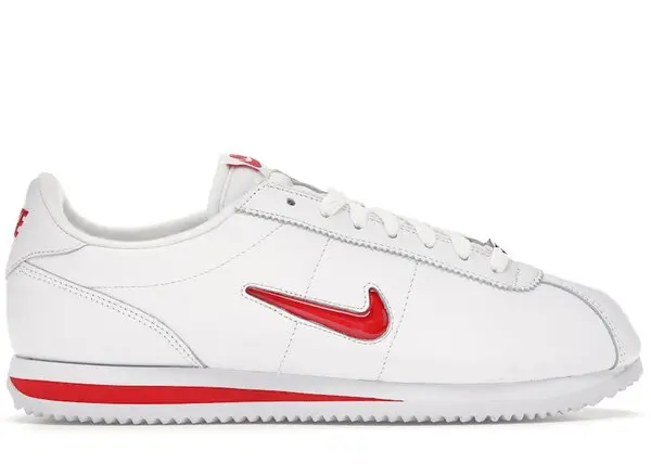 Nike Cortez Basic Jewel Sneakers - White/university Red