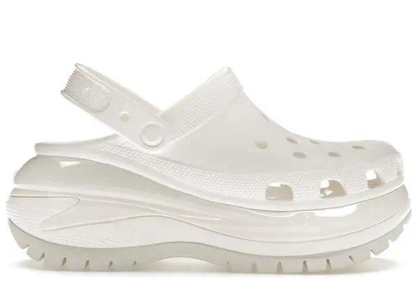 CROCS Classic Mega Crush Clog - White