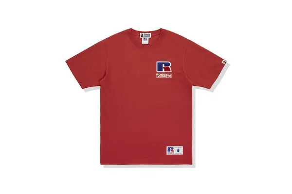 A BATHING APE X Russell College Tee Shirt