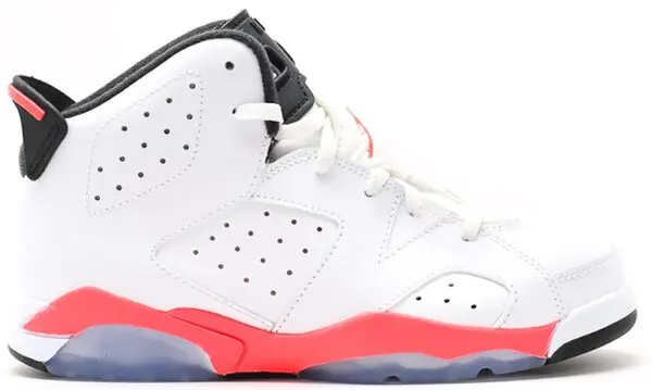 JORDAN 6 Retro Sneakers - White/infrared/black