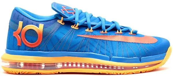 Nike Kd 6 Elite Team Sneakers - Photo Blue/team Orange/atomic Mango