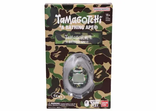 A BATHING APE X Tamagotchi Abc Camo Original Tamagotchi - Green