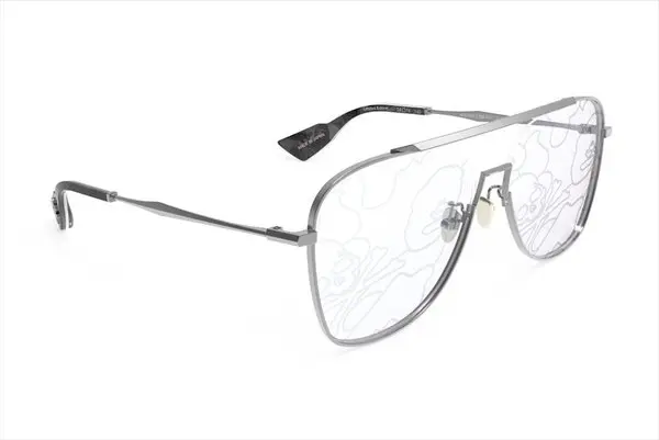 A BATHING APE X Mmj 1 Sunglasses - Silver