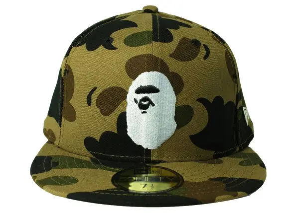 BAPE X New Era 59fifty Camo Cap - Green