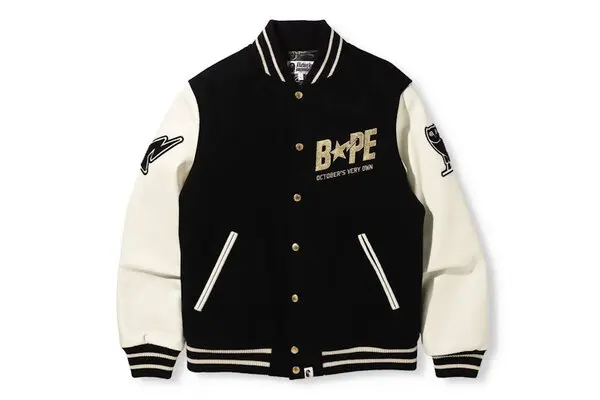 BAPE Varsity Jacket - Black