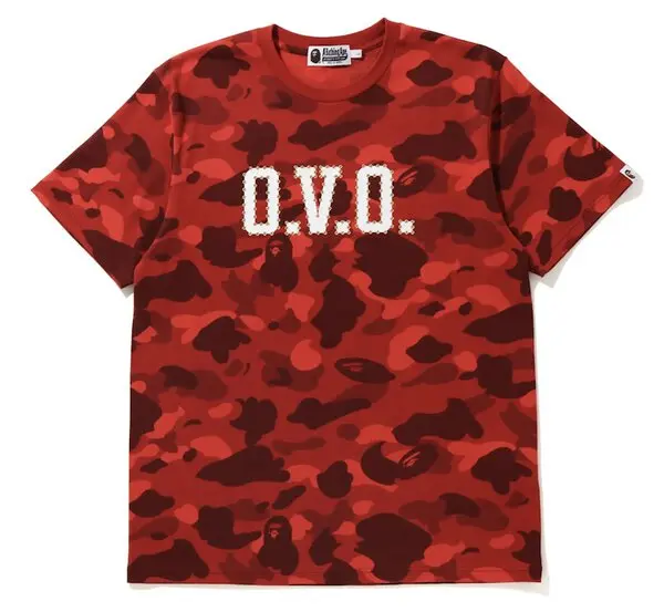 A BATHING APE X Ovo Camo Tee Shirt