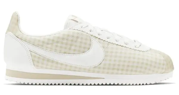 Nike Cortez Qs Gingham Sneakers - Summit White