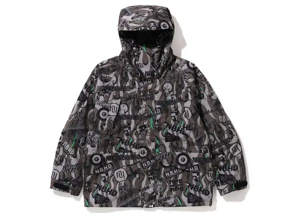 A BATHING APE X Neighborhood Snowboard Jacket - Green