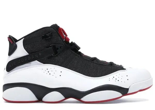 JORDAN 6 Rings Sneakers - Black/white/gym Red