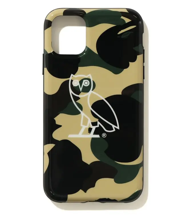 A BATHING APE X Ovo 1st Camo Iphone 11 Pro Case - Yellow