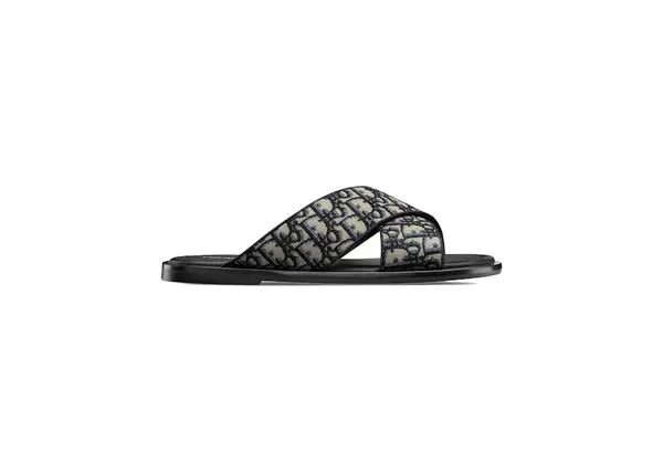 Dior Alias Obliquein Sandals - Blue/black