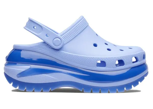 CROCS Classic Mega Crush Clogs - Purple