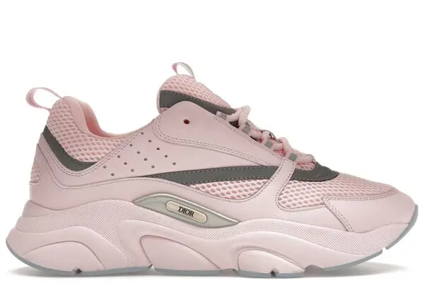 Dior B22 Technical Mesh Sneakers - Pink/silver