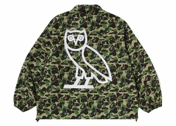 A BATHING APE X Ovo Abc Camo Coach Jacket