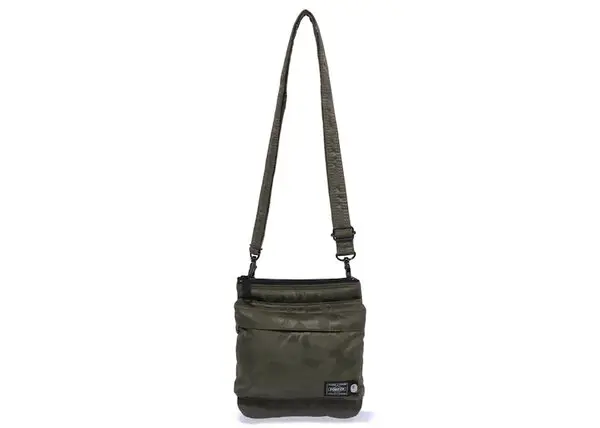 A BATHING APE X Porter Solid Camo Shoulder Pouch