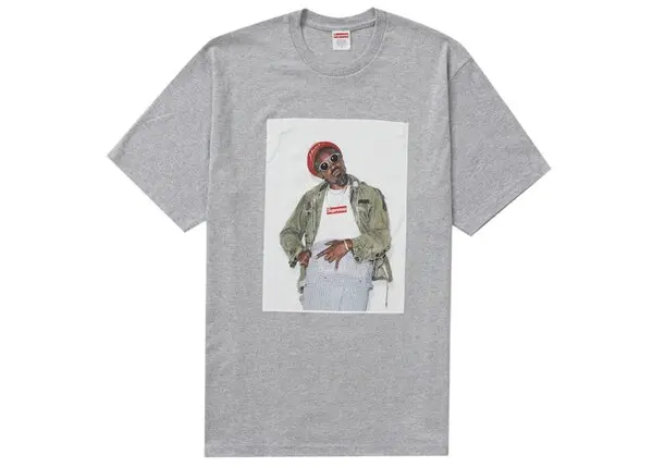 Supreme André 3000 Tee Shirt - Heather Grey