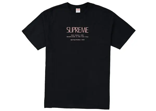 Supreme Anno Domini Tee Shirt - Black