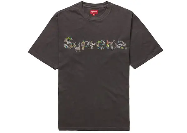 Supreme Animal Kingdom Short Sleeve Top - Black