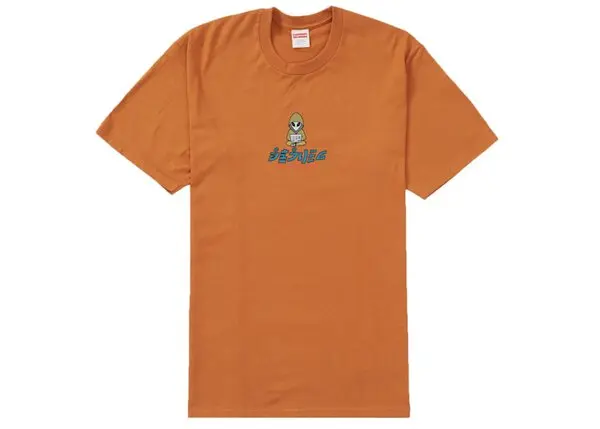 Supreme Alien Tee Shirt - Burnt Orange