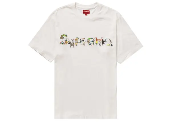 Supreme Animal Kingdom Short Sleeve Top - White