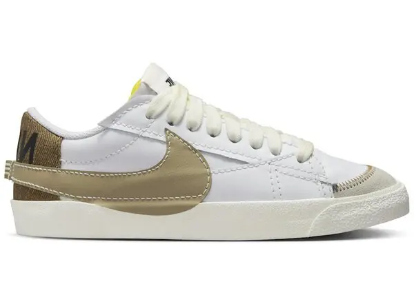 Nike Blazer Low 77 Jumbo - White/khakione-colorsailone-colorblackone-colorhazel Rushone-colorsafety Orange
