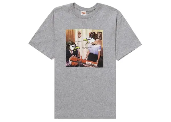 Supreme Antihero Curbs Tee Shirt - Heather Grey
