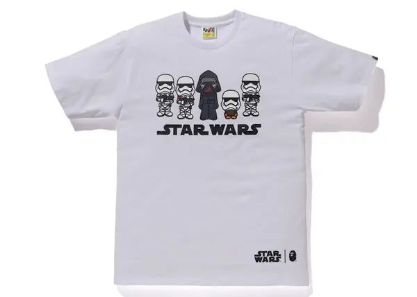 A BATHING APE X Star Wars Kylo Ren Tee Shirt - White