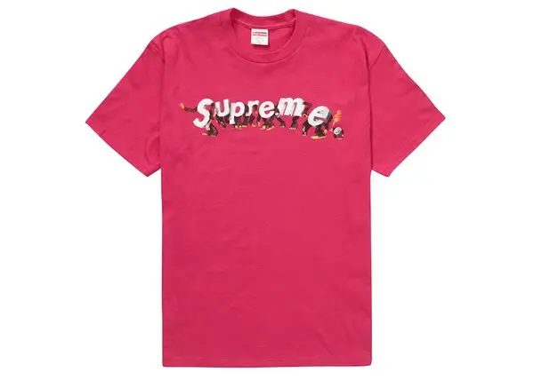 Supreme Apes Tee Shirt - Pink