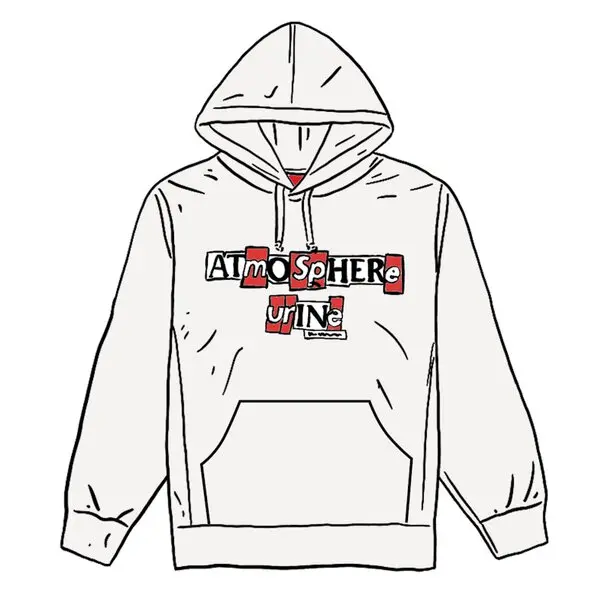 Supreme Antihero Hooded Sweatshirt - White