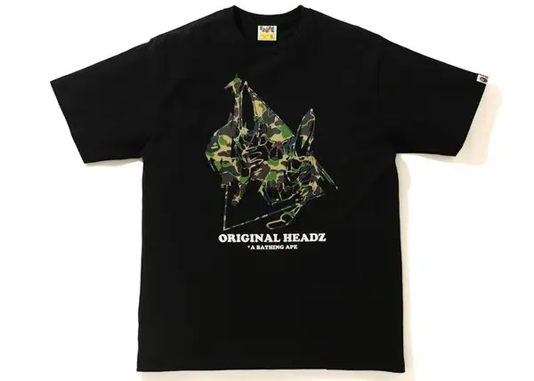 A BATHING APE X Unkle Pointman Logo T-shirt - Black