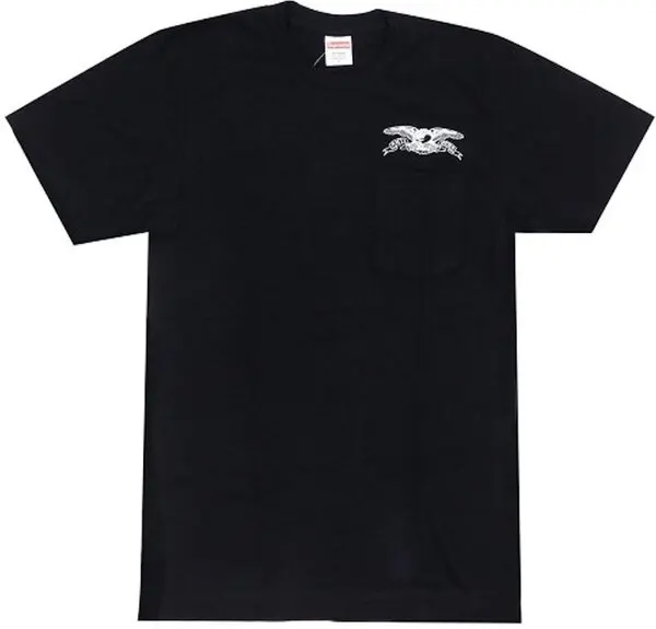 Supreme Anti Hero Eagle Pocket Tee Shirt - Black