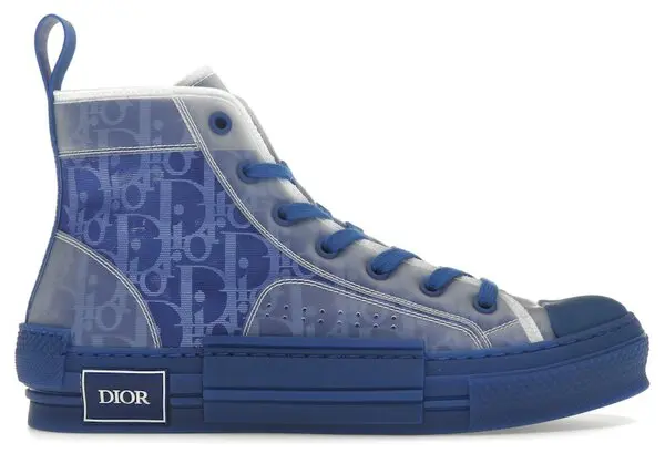 Dior B23 High-top Oblique Sneakers - Blue