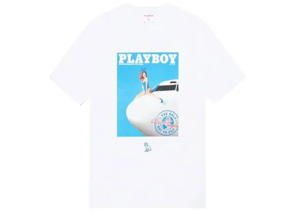 OVO X Playboy Air Playboy T-shirt - White