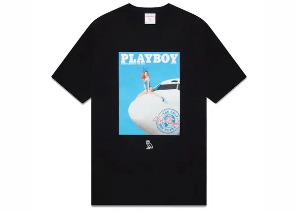OVO X Playboy Air Playboy T-shirt - Black