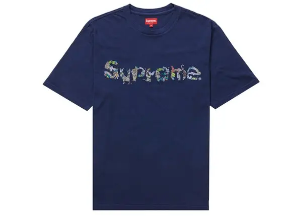 Supreme Animal Kingdom Short Sleeve Top - Dark Navy Blue